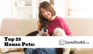 Best House Pets: The Top 25 List - ListsForAll.com