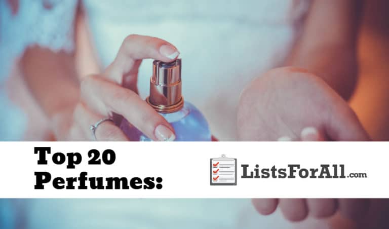 Best Perfumes: The Top 20 List - ListsForAll.com