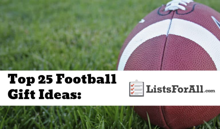 Best Football Gifts: The Top 25 List - ListsForAll.com