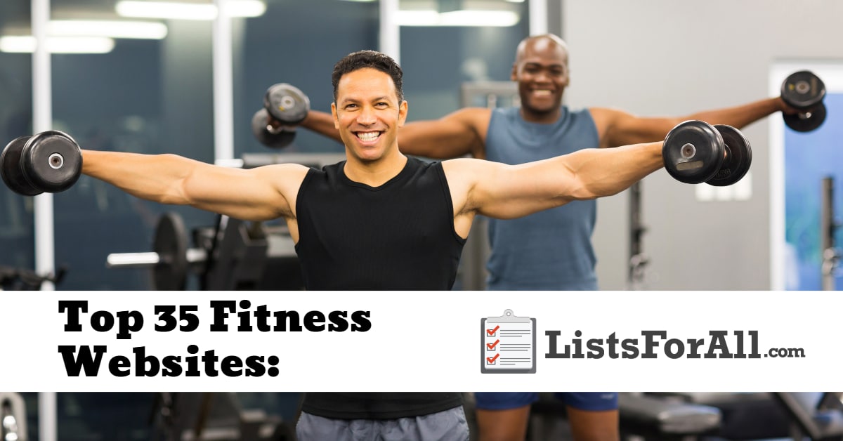 Best Fitness Websites: The Top 35 List - ListsForAll.com