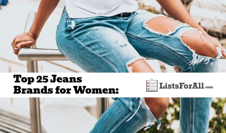Best Jeans Brands for Women: The Top 25 List - ListsForAll.com