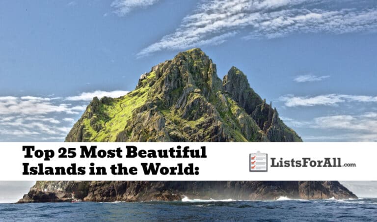 Most Beautiful Islands in the World: The Top 25 List - ListsForAll.com