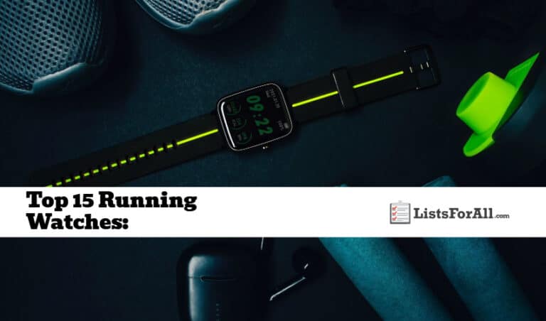 Best Running Watches: The Top 15 List - ListsForAll.com
