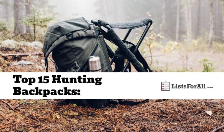 Best Hunting Backpacks: The Top 15 List - ListsForAll.com